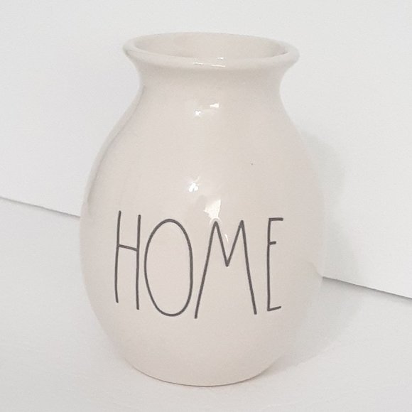 Rae Dunn | Accents | Rae Dunn Home Vase White With Black Letters ...